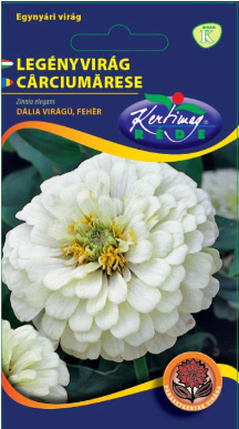 Seminte Carciumarese Albe, Zinnia elegans - Kertimag @ Agronor