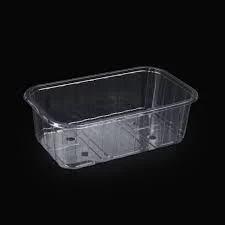 Caserola plastic fructe, fara capac, 500g
