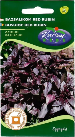 Seminte Busuioc Red Rubin, Kertimag